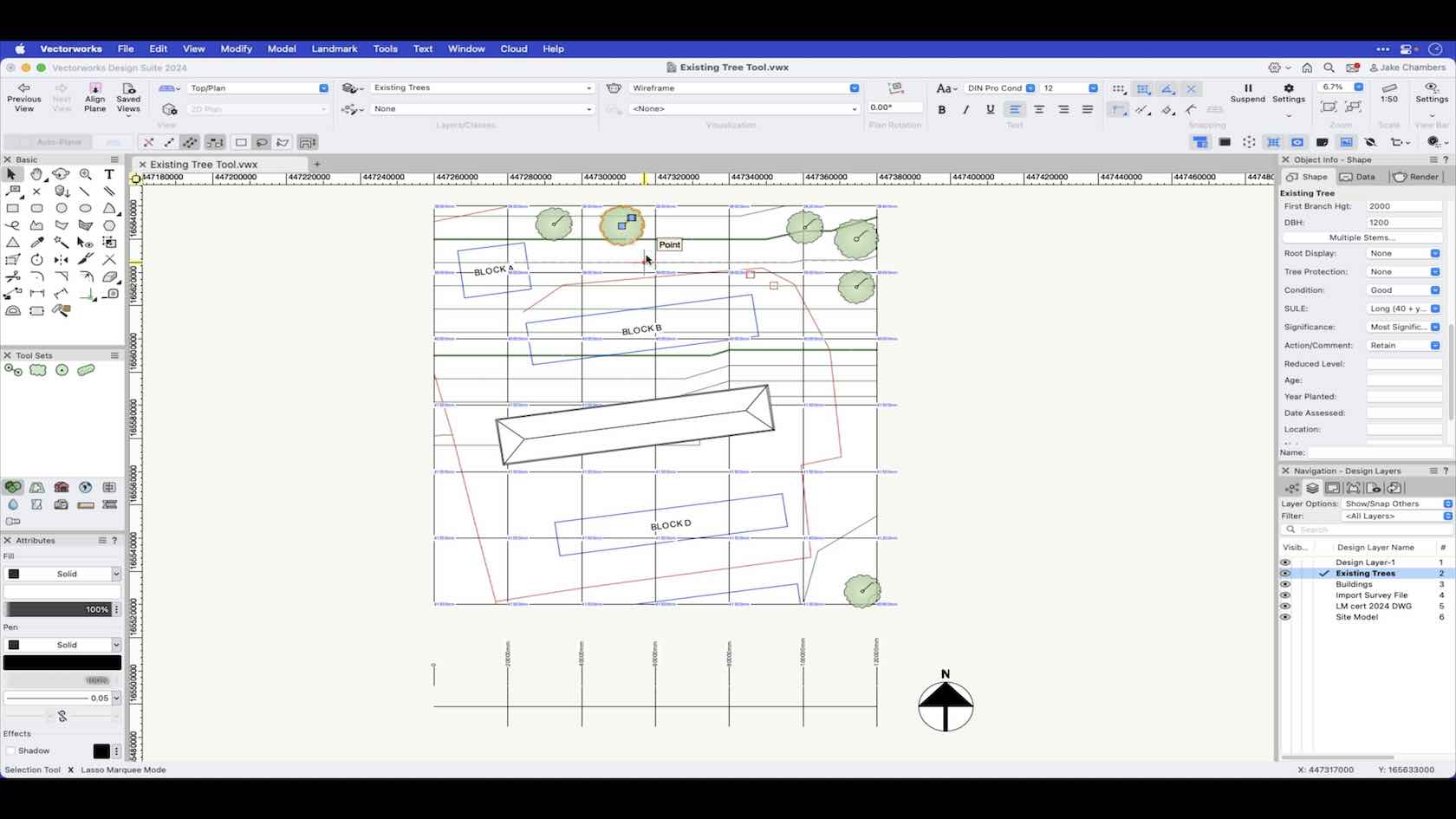 Existing Tree Tool Overview 2024 Vectorworks University 8443